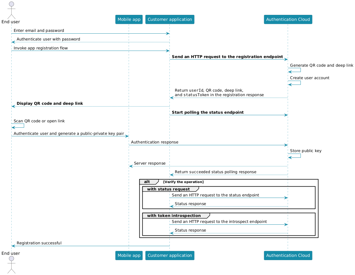 Register your mobile app | Nevis documentation